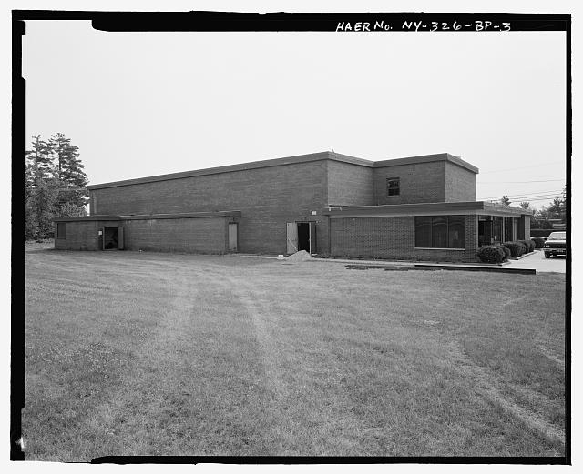 WEST (SIDE) AND SOUTH (FRONT) ELEVATIONS OF BUILDING....