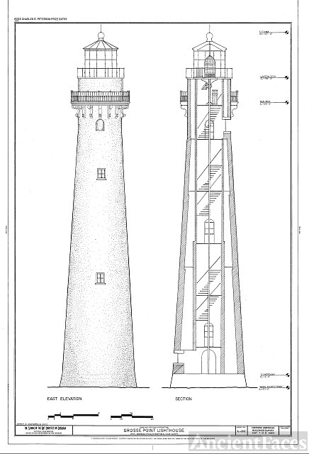 HABS IL-1212 (sheet 7 of 15) - Grosse Point Lighthouse,...