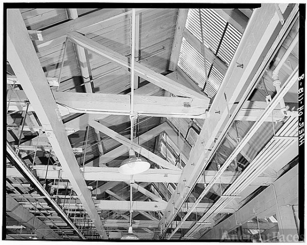 8. Wood trusses, Assembly Building, interior - Rauch