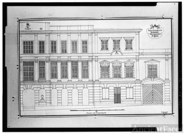 14. Photocopy of measured drawing (location of original...