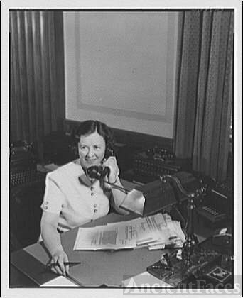 Miss Helen Gandy, secretary to J. Edgar Hoover. Miss...