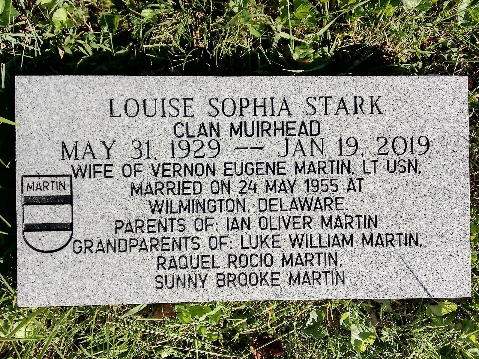 David Radford Martin, father in law of Louise Sophia Stark, Clan Muirhead
