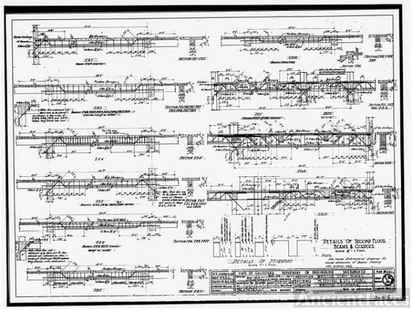 39. Details of Second Floor Beams & Girders (drawing S5)...