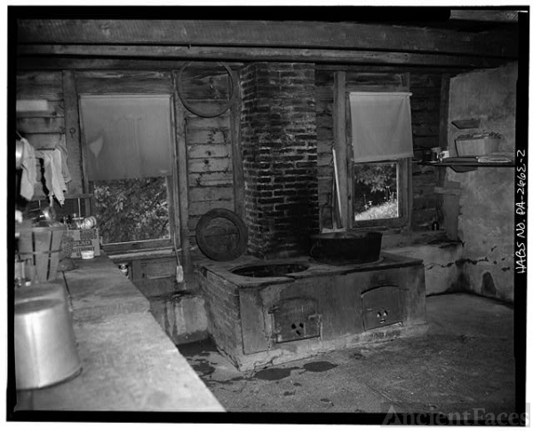 2. INTERIOR, NORTH WALL - Stamm Farm, Butcher Shed, Wash...
