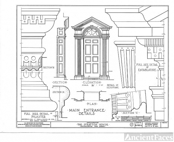 HABS NJ,8-SWEBO.V,3- (sheet 5 of 9) - Stratton Mansion,...