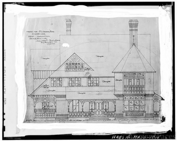5. Historic American Buildings Survey Photocopy of ink on...