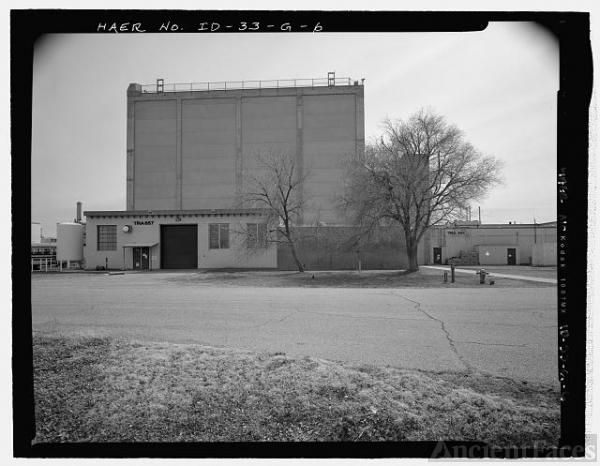 MTR BUILDING, TRA-603. CONTEXTUAL VIEW OF NORTH SIDE....