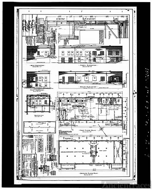 7. Photocopy of original construction drawing, dated...