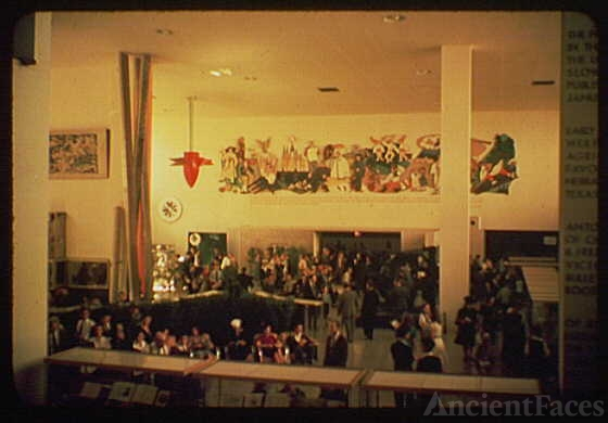 World's Fair. Interior of Czech Building