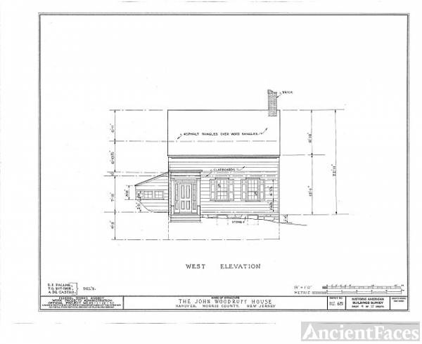 HABS NJ,14-HANO,5- (sheet 4 of 17) - John Woodruff House,...