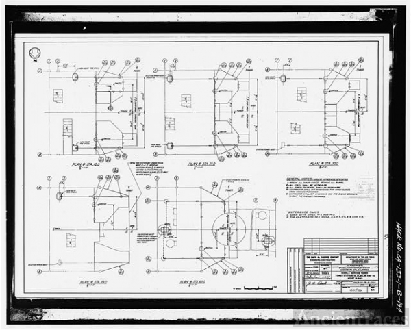 194. Photocopy of drawing (1975 mechanical drawing by the...