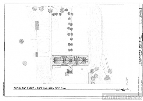 Breeding Barn Site Plan Shelburne Farms Breeding Barn