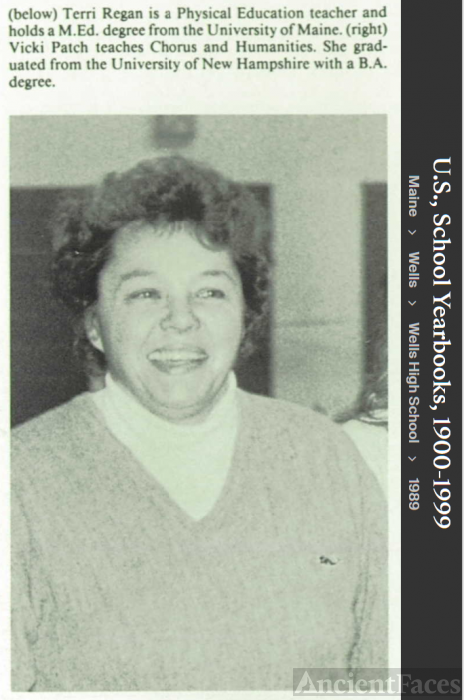 Terri Jean Daly-Regan--U.S., School Yearbooks, 1900-1999(1989)Teacher ...