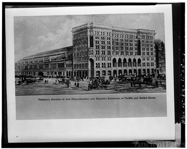 7. Photocopy of circa 1890 architectural rendering of the...