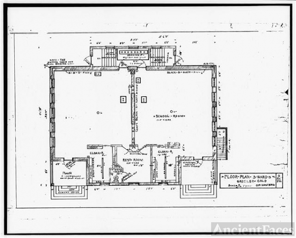 9. Floor Plan. - Lincoln Schools (Structure Number 2),...