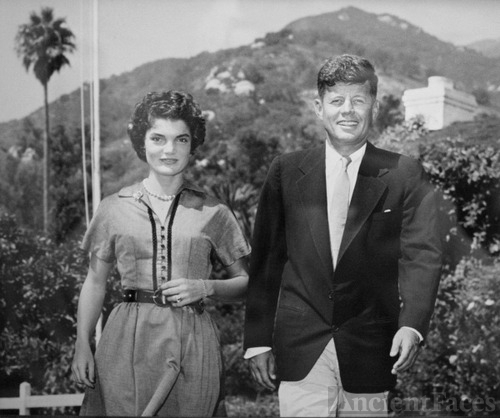 Jack and Jackie Kennedy Honeymoon Photo