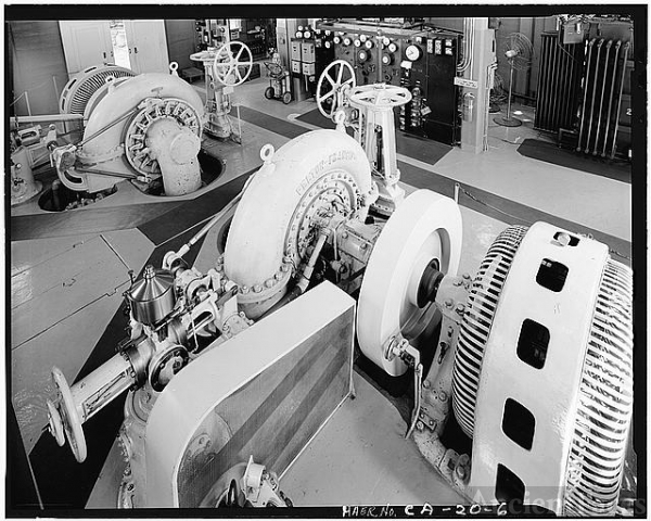 6. POWERHOUSE, PELTON-FRANCIS TURBINE (GENERATOR), [UNIT...