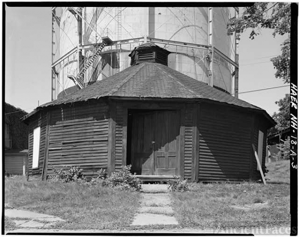 3. VIEW OF EAST ELEVATION OF OIL TANK STORAGE BUILDING