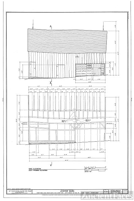 HABS PA,1-GET.V,1A- (sheet 3 of 8) - Lydia Leister Barn,...