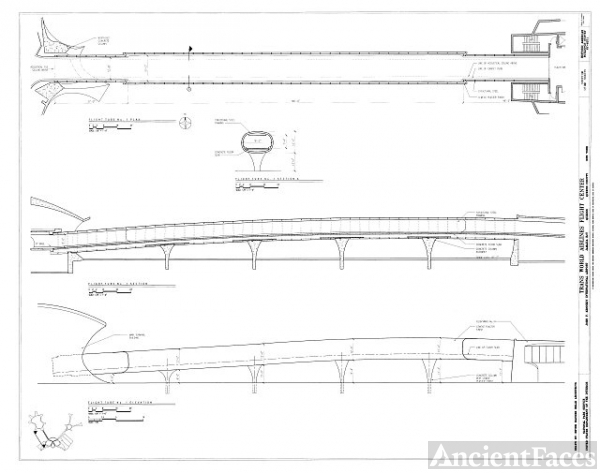 Flight Tube No. 1 - Plan, Section, & Elevation - Trans...