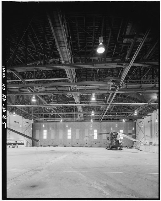 5. INTERIOR - Ladd Field, Birchwood Hangar, Fort...