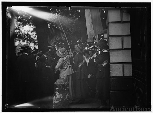 WOMAN SUFFRAGE RIOTS