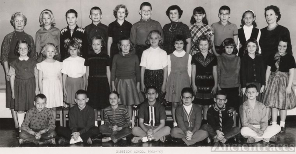 Garrison School, Gr4/5 class, 1962-63, named