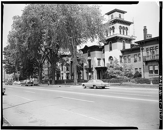3. EXTERIOR FRONT VIEW, GENERAL - Samuel Colt House, 80...