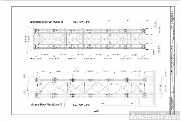 Reflected Roof Plan (Span A), Ground Floor Plan (Span A)...