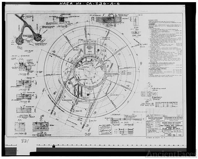 6. "LAUNCH SILOS, PLAN AND DETAILS." Specifications No....