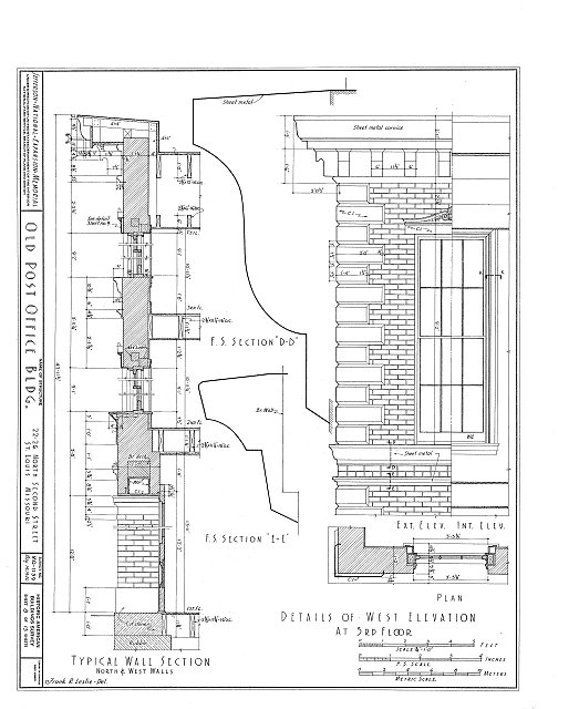 HABS MO,96-SALU,48- (sheet 8 of 13) - Old Post Office...