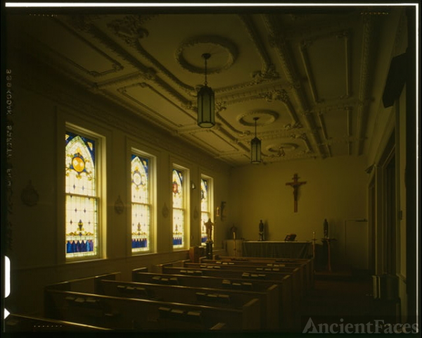 ROMAN CATHOLIC CHAPEL, WEST SIDE, GENERAL VIEW - Fort Sam...