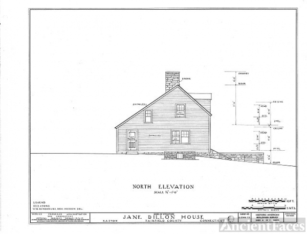 HABS CONN,1-EATO,2- (sheet 4 of 11) - Jane Dillon House,...