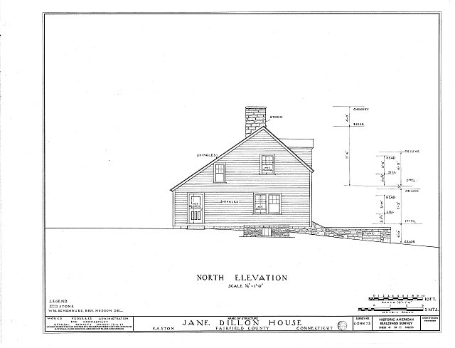 HABS CONN,1-EATO,2- (sheet 4 of 11) - Jane Dillon House,...