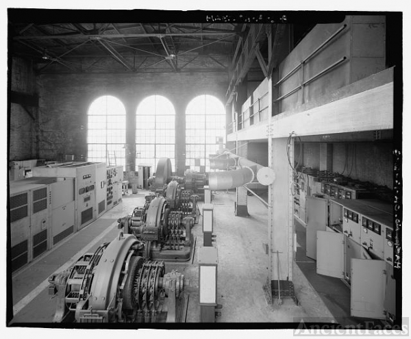 INTERIOR OF SECOND FLOOR GENERATOR ROOM. LOOKING...