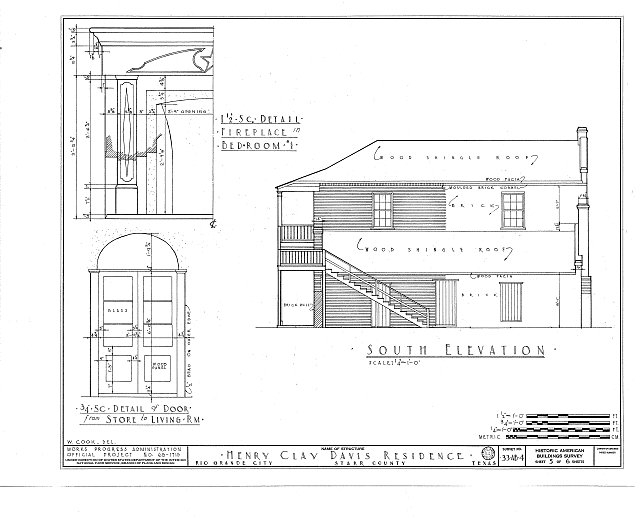 HABS TEX,214-RIGCI,2- (sheet 5 of 6) - Henry Clay Davis...
