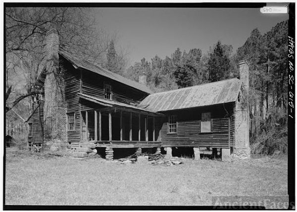 1. MAIN HOUSE, EAST (FRONT) AND SOUTH SIDE ELEVATIONS,...