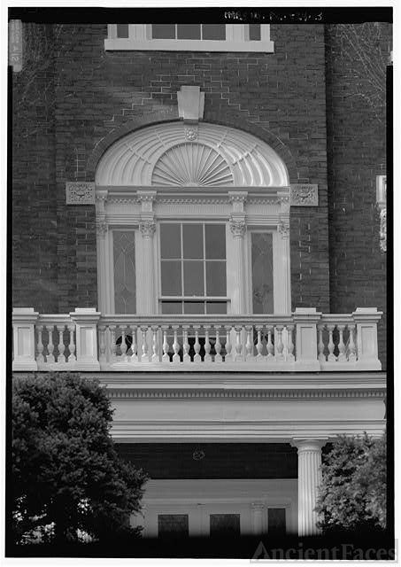 Close view of north elevation to show second floor window...