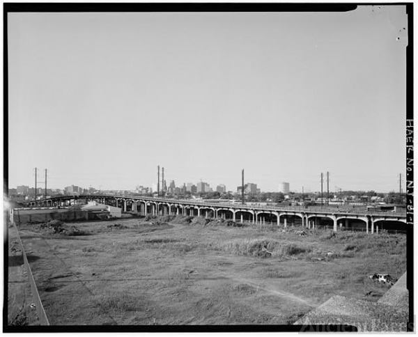 1. VIEW NORTH, SOUTH ELEVATION AND SETTING - Route 1...