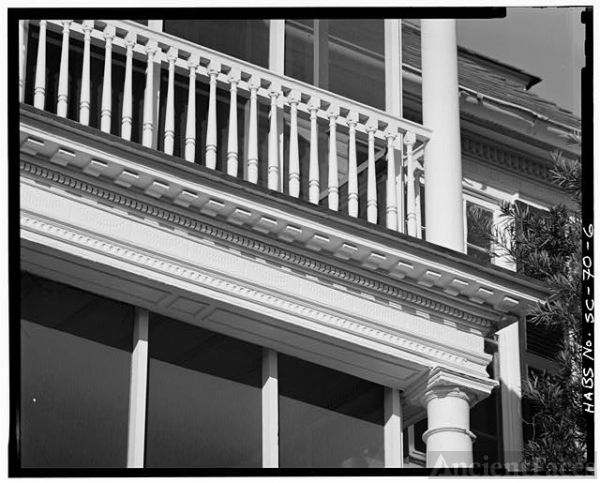 6. FIRST FLOOR CORNICE, SOUTH (FRONT) ELEVATION - William...