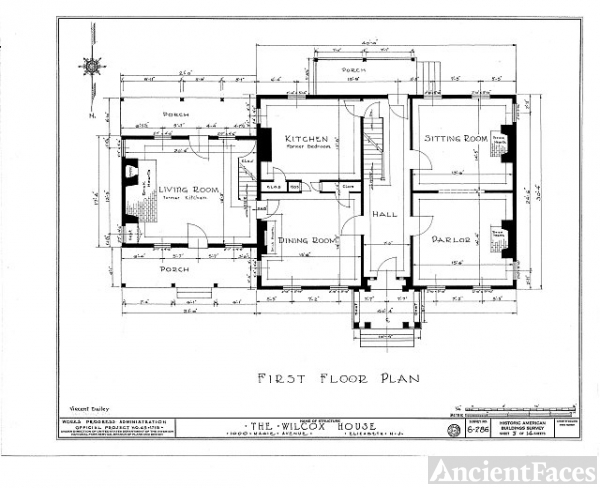 HABS NJ,20-ELI,8- (sheet 5 of 14) - Wilcox House, 1000...