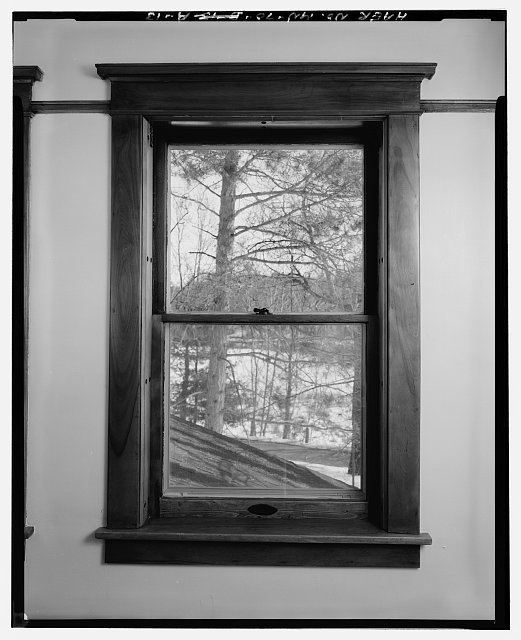 13. Interior: second floor, window detail, southeast...