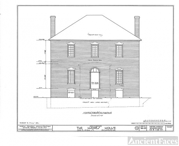 HABS VA,44-RICH,17- (sheet 4 of 14) - Hawes House, 506...