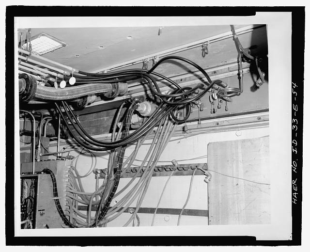 IET. Inside the coupling station during Snaptran tests....