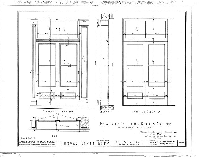HABS MO,96-SALU,70- (sheet 3 of 9) - Thomas Gantt...