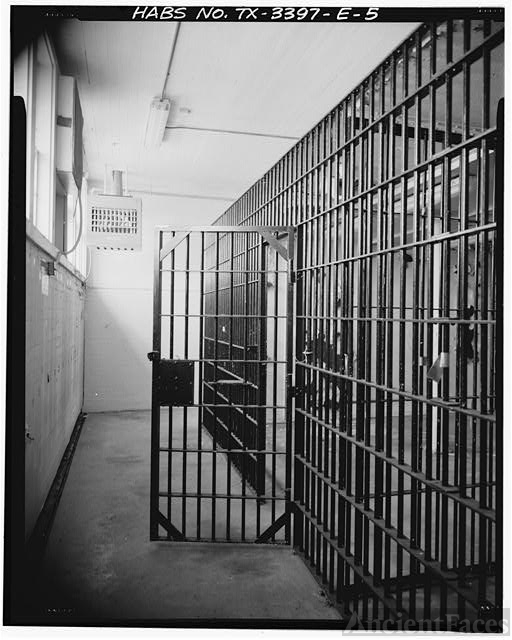 5. Interior of Building 1042 (brig), cell, looking...