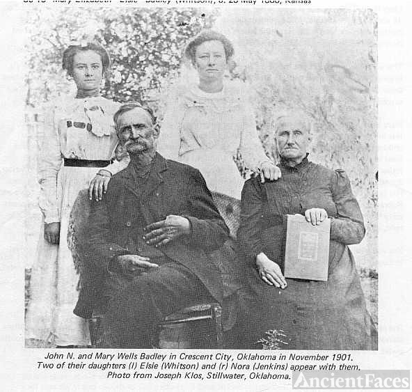 John Nelson Badley & Mary Ann Margaret Wells