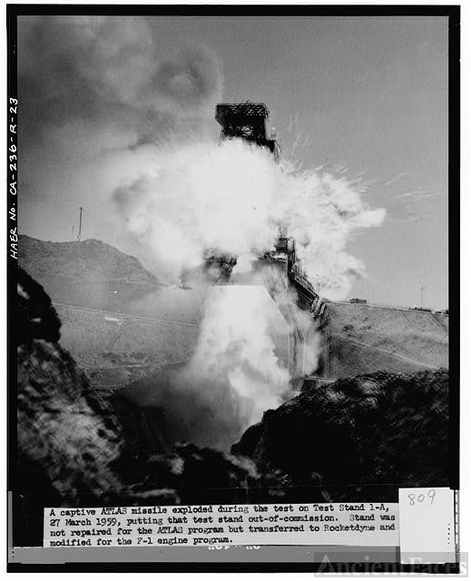 23. "A CAPTIVE ATLAS MISSILE EXPLODED DURING THE TEST ON...
