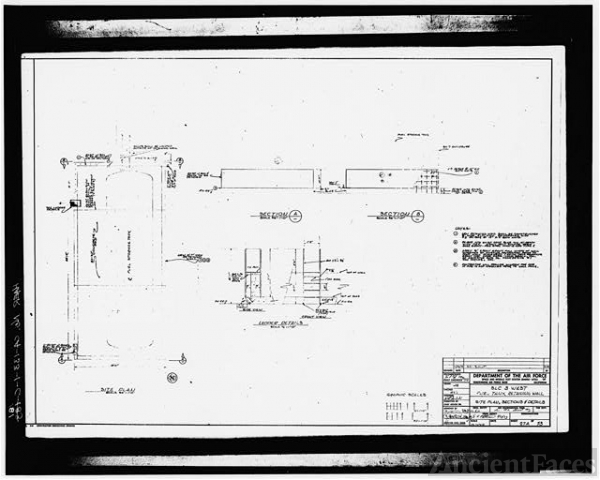 181. Photocopy of drawing (1973 architectural drawing by...