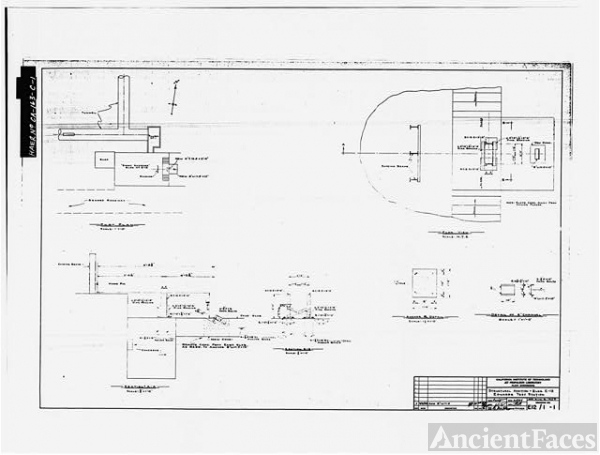1. Photographic copy of engineering drawing showing...